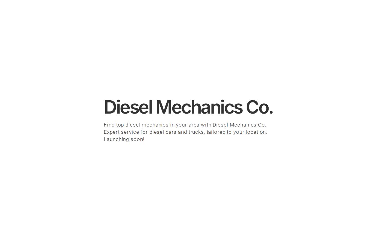 Diesel Mechanics Co. | Find Expert Diesel Mechanics Near Me
